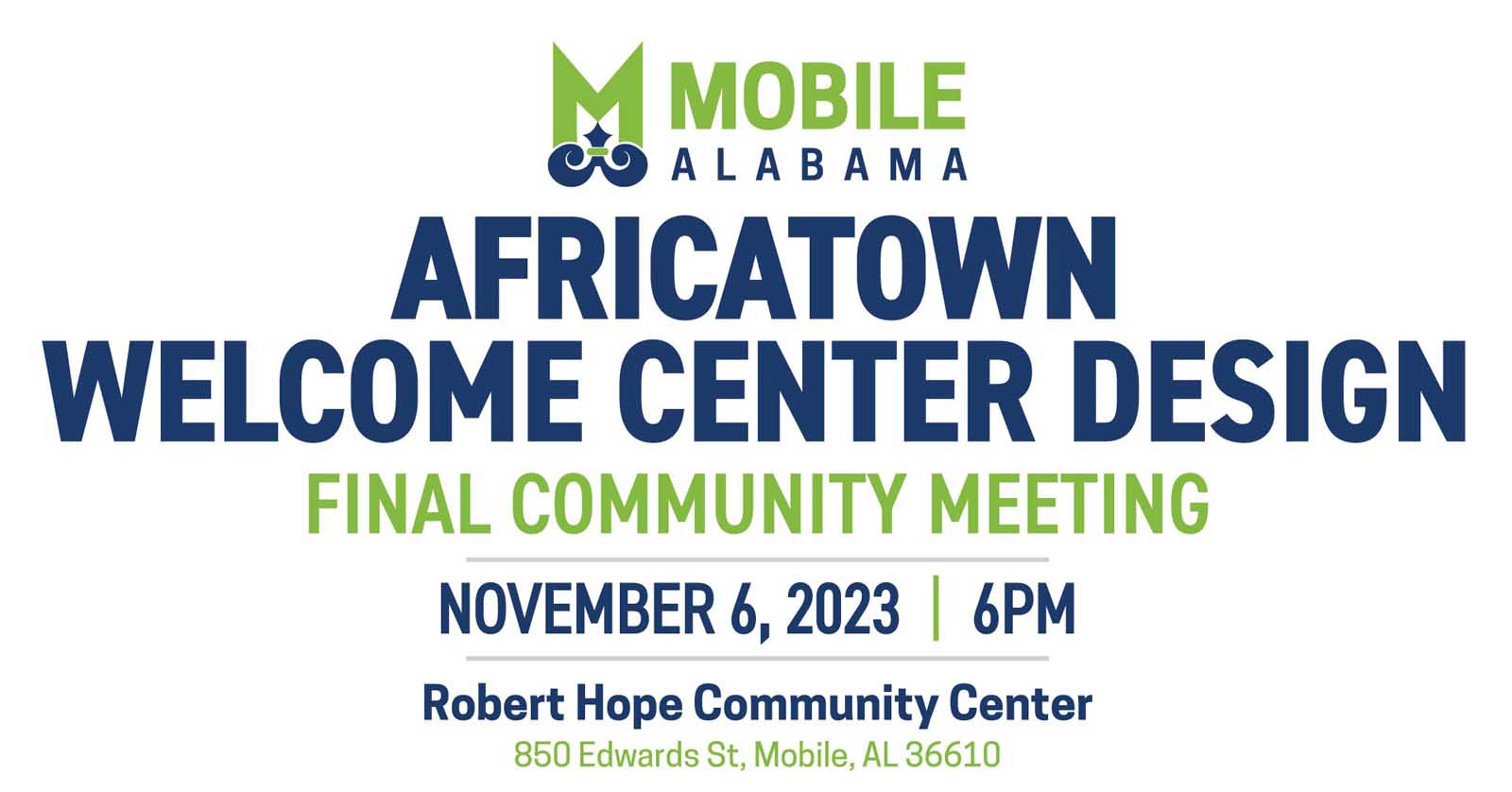 Africatown Welcome Center Design Unveiling Set For November 6