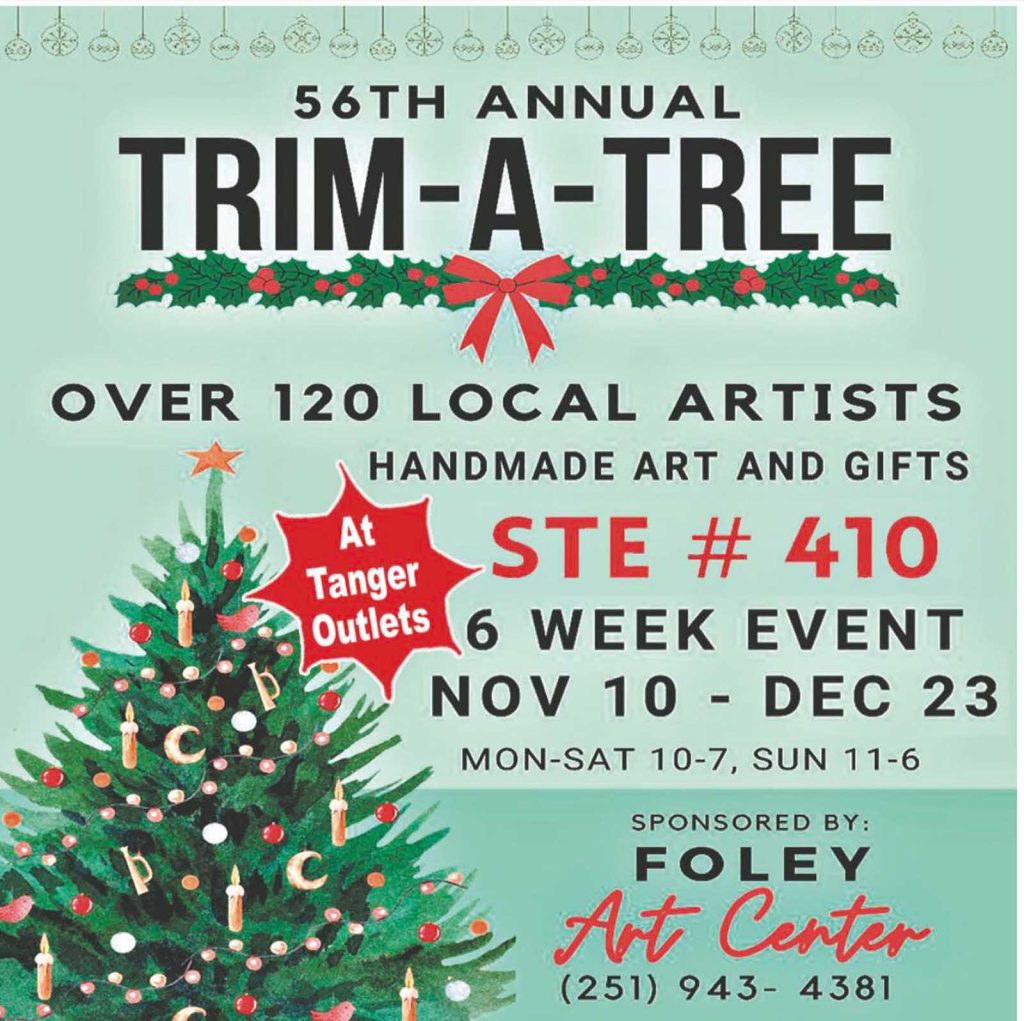 Trim-A-Tree Art Sale Taking Place In Foley