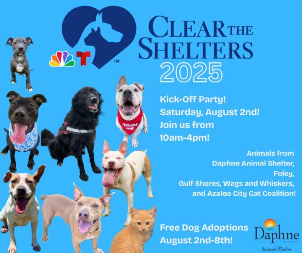Daphne Animal Shelter To Host Clear The Shelter August 2